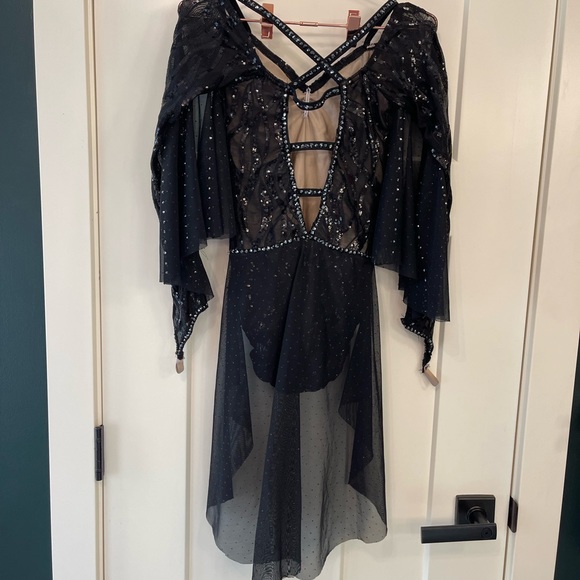 Kelle | Other | Semicustom Black Kelle Dance Costume With Wings | Poshmark